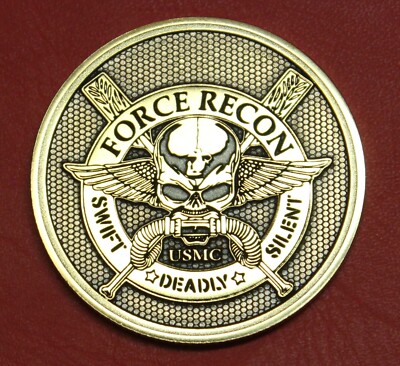 Force Recon US Marines Corps Challenge Coin | eBay