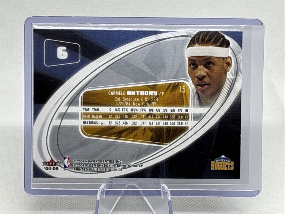 2004-05 Skybox E-XL #6 Carmelo Anthony NBA FHOF NM | eBay