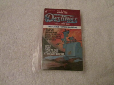 NEW DESTINIES MAGAZINE SUMMER 1980 - James Baen Paperback, 1980 UNREAD ...