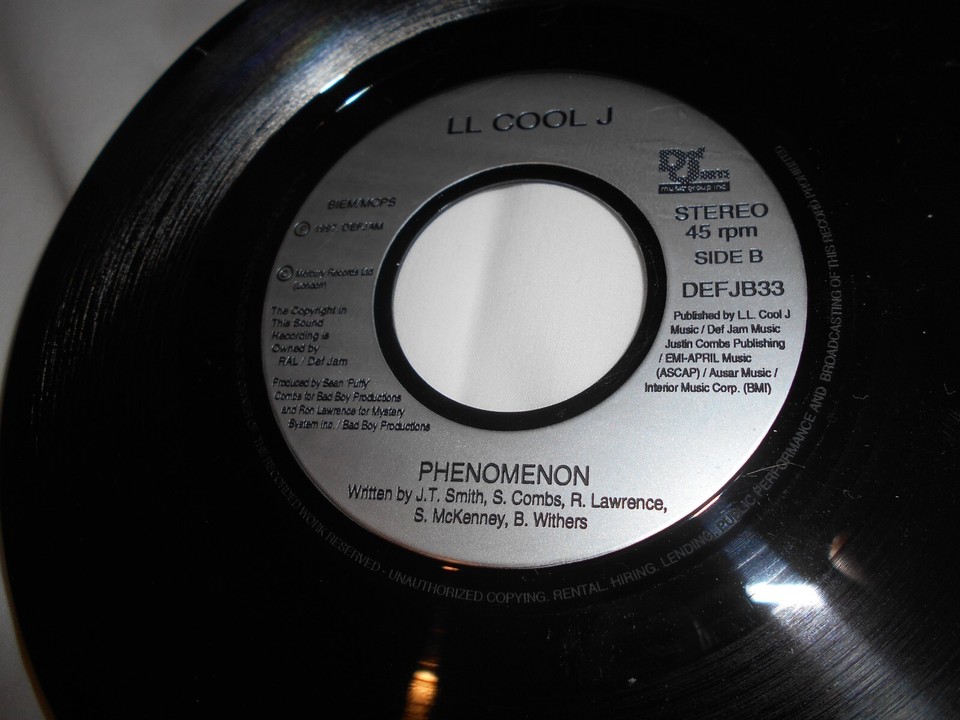 LL Cool J Father Phenomenon 1997 7" Jukebox Promo Def Jam DEF JB33 NM ...