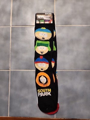 NEW MENS "SOUTH PARK CARTOON ERIC CARTMAN 2 PAIR NOVELTY SOCKS" Shoe ...