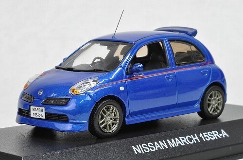 Kyosho 1/43 Nissan March 15Sr-A Nismo w/Racing Strip Model Car ...