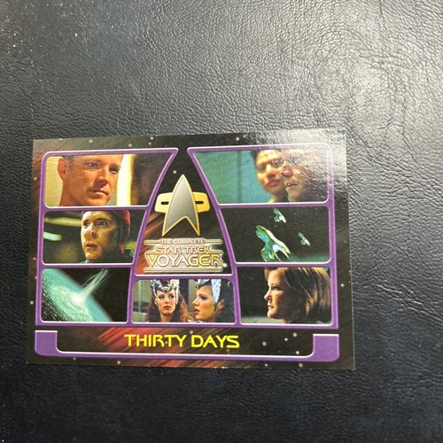 J101c The Complete Star Trek Voyager 2002 #109 30 Days Captain JaneWay ...