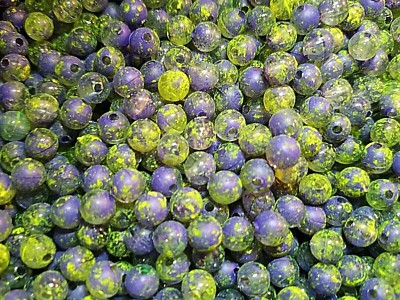 6mm Walleye Rig Custom Beads 100pk,250pk,500pk,1,000pk PURPLE EATER ...