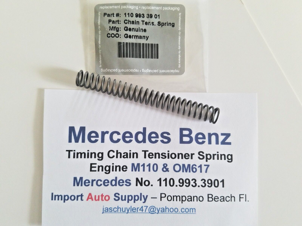 Genuine Engine Timing Chain Tensioner Spring for Mercedes-Benz M110 ...