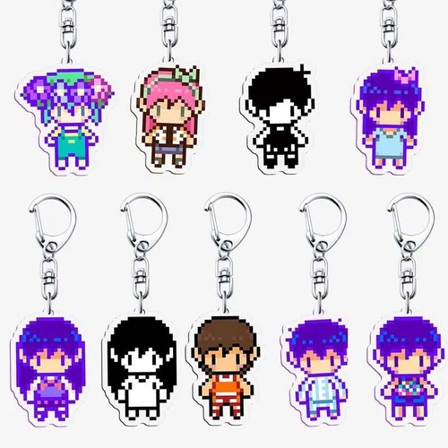 Games Omori Mari Sunny Basil Aubrey Henry Kel Acrylic Keychain Pendant ...
