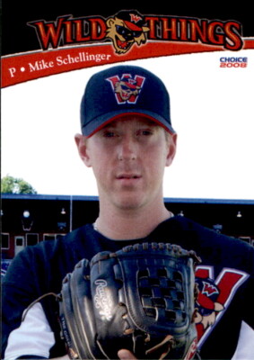 2008 Washington Wild Things Choice #24 Mike Schellinger Fayetteville ...