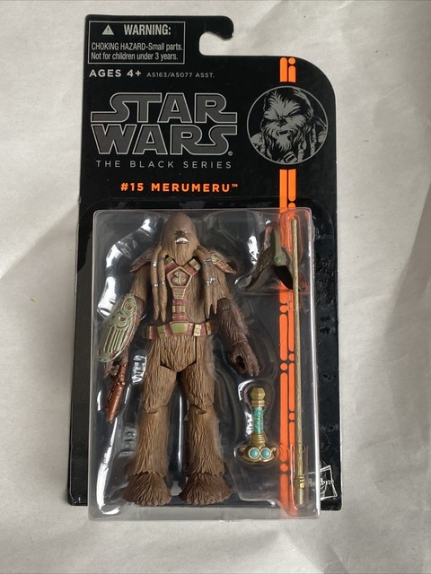 Star Wars #15 Merumeru Wookie Leader 2013 Black Series 3 3.75 Inch Line ...