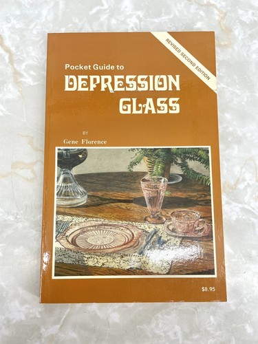 VTG - Pocket Guide to Depression Glass - Book By Gene Florence - Second ...