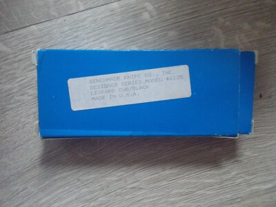benchmade #612B leopard cub/black | eBay