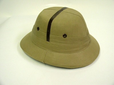 Vintage Pith Safari topee, sola topee topi, Hat Helmet Made in India ...