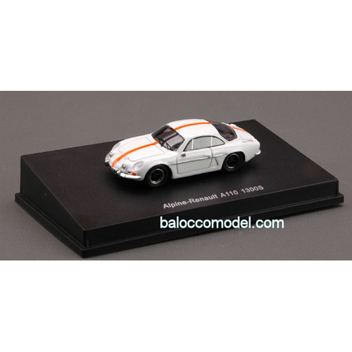 ALPINE A 110 1300 1966 WHITE 1:87 Spark Model Auto Stradali Die Cast ...