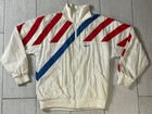 Vintage Reebok 80s USA Olympics Team Jacket Red White Blue Retro Mens ...