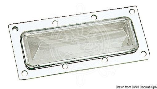 Osculati Boat Deck Light Prism Chromed Brass 133x265mm for sale online ...