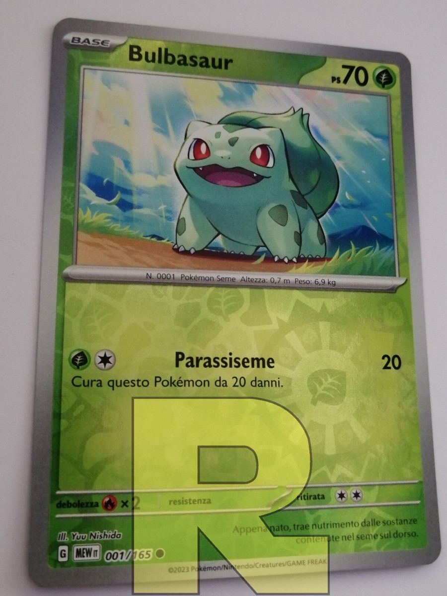 Carta Pokemon Bulbasaur