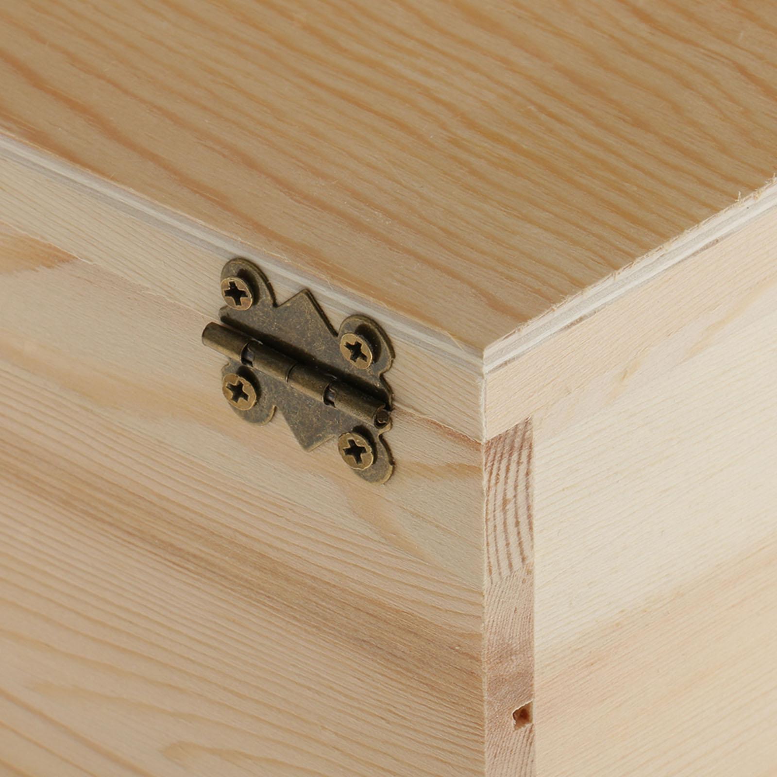 2 Tiers Wooden Drawer Box Case DIY Drawer Box Unpainted Handmade Crafts ...