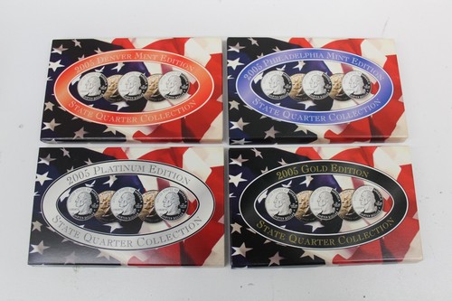 2005 State Quarter Collection Set Lot Of 4 Gold, Platinum, Denver ...
