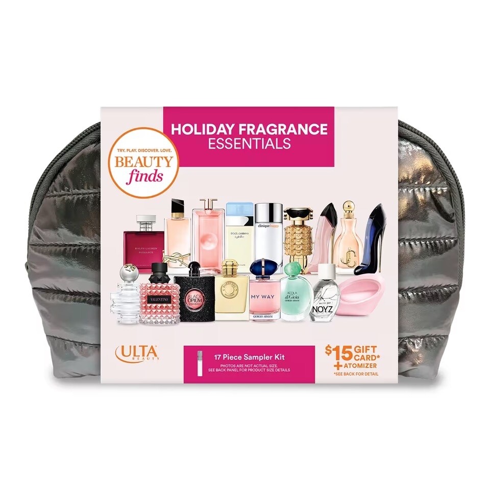 ULTA 17-Pc HOLIDAY FRAGRANCE ESSENTIAL SAMPLER VIAL PERFUME SET ...