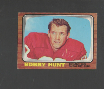 1966 Topps Football Card #71 Bobby Hunt-Kansas City Chiefs Ex Card | eBay