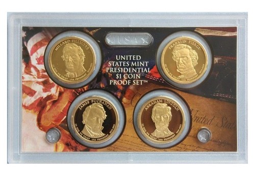 2010 S Presidential Dollar Proof Set 4 Coins No Box Or COA LT#130 | eBay