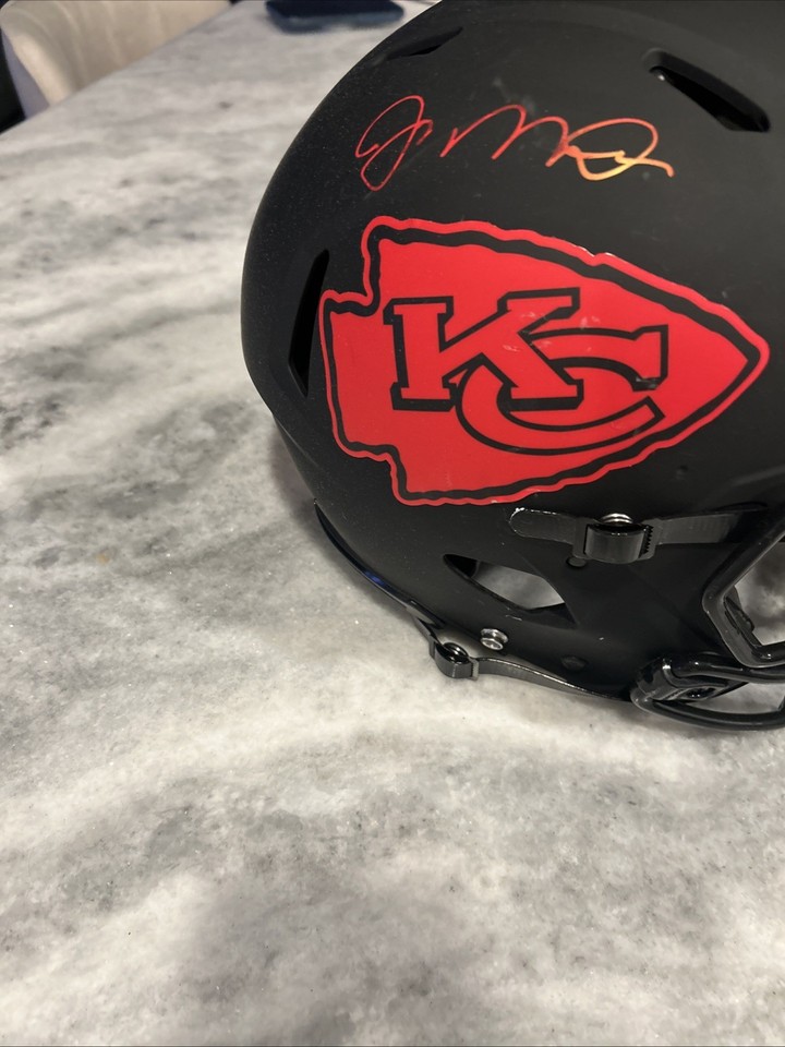 Joe Montana Signed Authentic Helmet Kansas City Chiefs Beckett COA | eBay