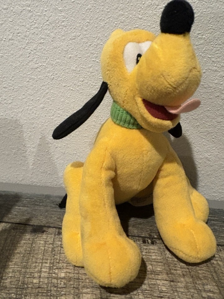 Disney Pluto Dog Stuffed Animal Plush Toy 2015 Just Play Puppy Plushie Stuffie | eBay