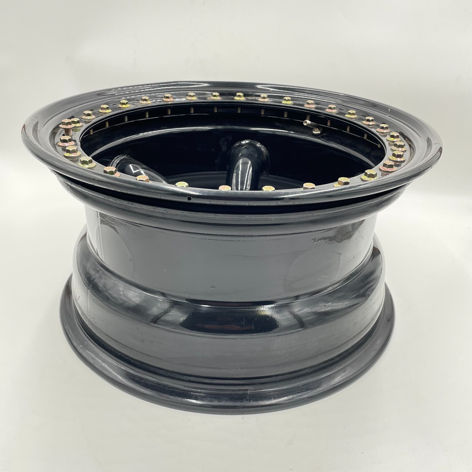 LR Defender /Discovery I /RRC Real Beadlock Wheels 16x8 Gloss Black #4 ...