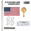 20' & 25' Delta Pin-Lock TELESCOPING Flag pole (Silver) | eBay