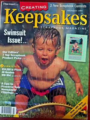 Creating Keepsakes Magazine - July/August 1999 - Vintage & NLA - NEW ...