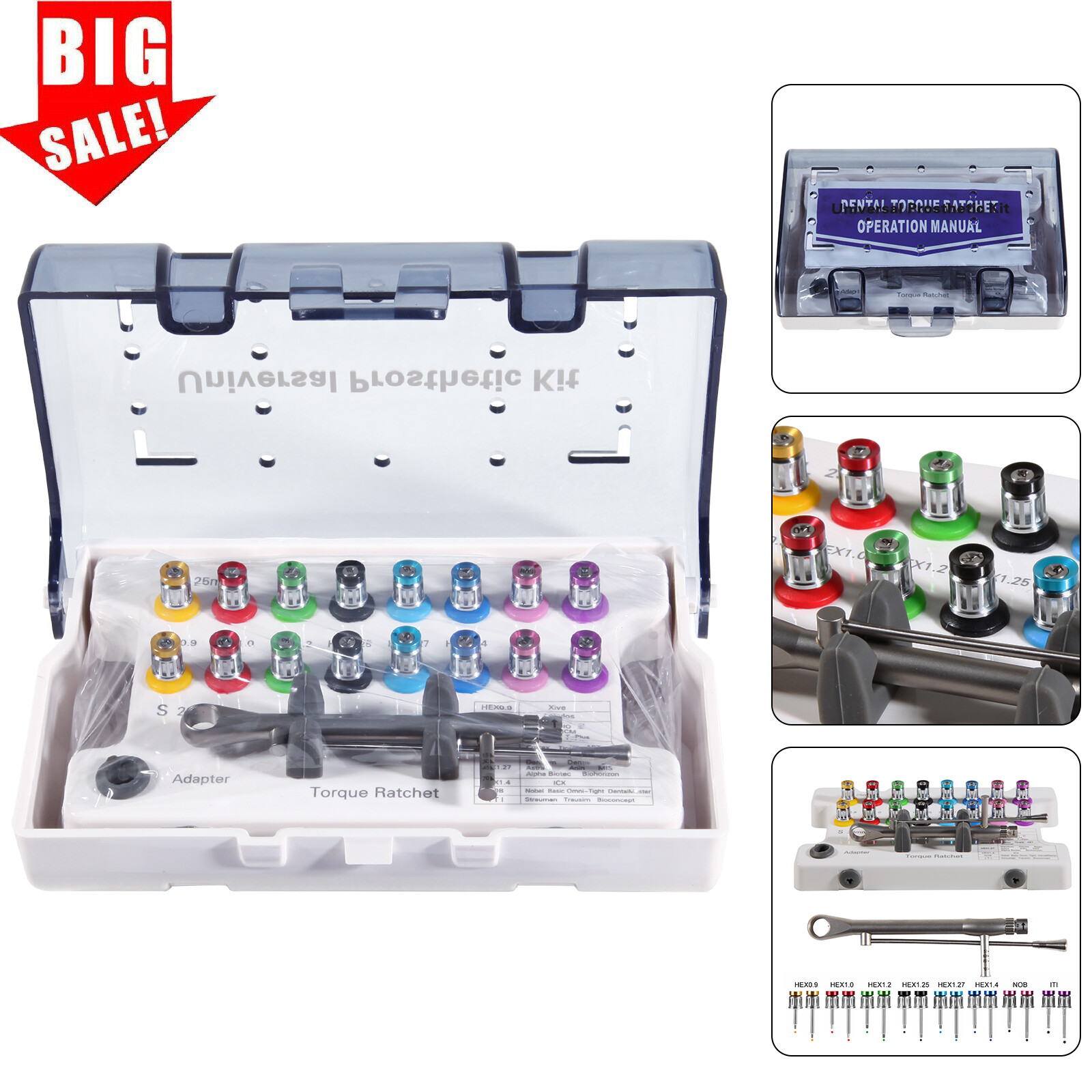 Dental Implant Straumann Torque Wrench Manual Screwdrivers Latch ...