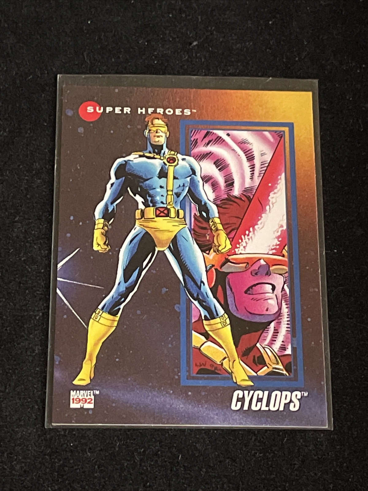 CYCLOPS 1992 MARVEL UNIVERSE Series 3 III GENUINE Comics Trading Card ...