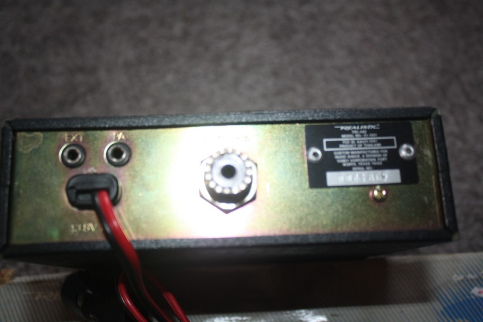 Realistic TRC-482 40-Channel 2-Way CB Radio WEATHER BAND complete in ...