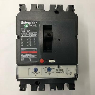 1PCS NEW NSX250F 3P 250A TM250D breaker Schneider | eBay