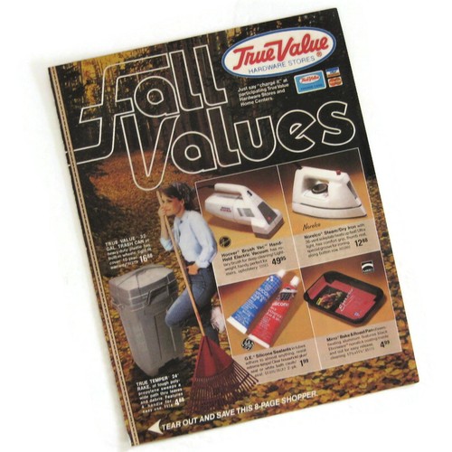 Vintage 1985 True Value Ad 4 page Magazine Insert Hardware October Fall ...
