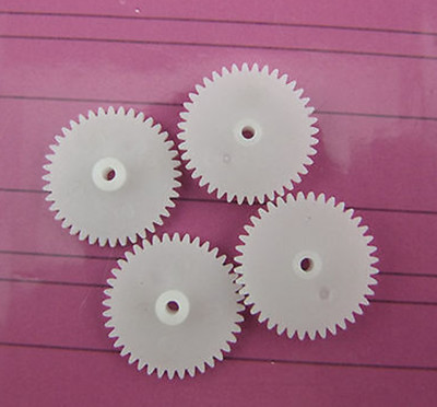 100pcs Plastic Cogs Gear Gearbox Motor Shaft Wheels 2mm Hole dia 40 ...