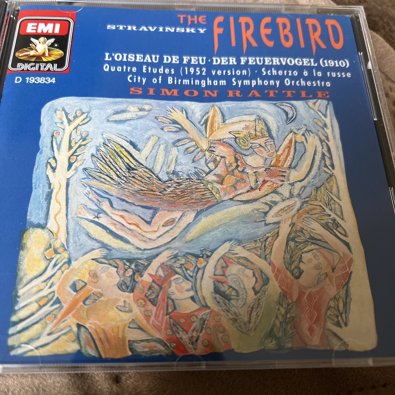 Stravinsky The Firebird (CD) Simon Rattle City of Birmingham Symphony ...