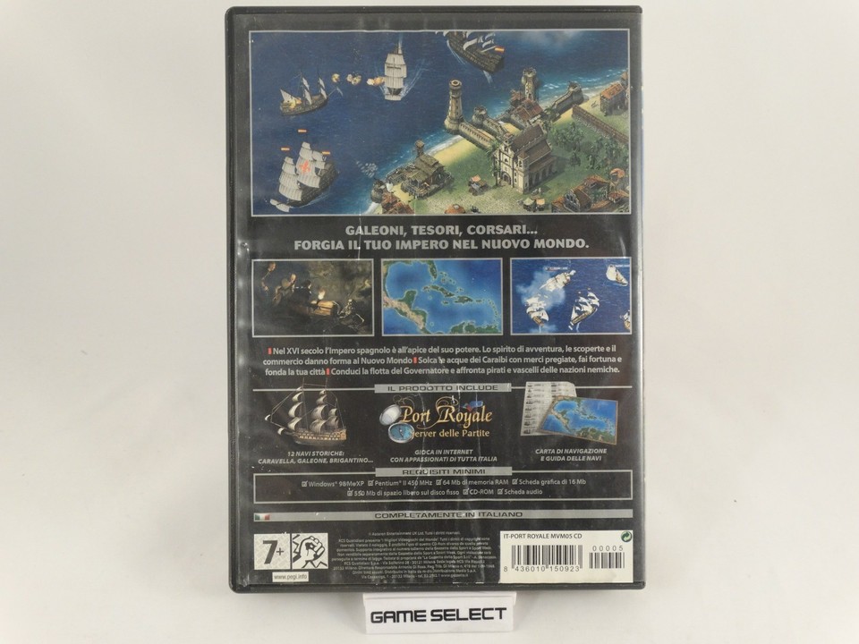 Port Royale Gold Power And Pirates PC Computer Cd-Rom Edition Original ...