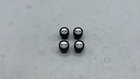 Genuine MINI Cooper Emblem Logo Black Tire Valve Stem Caps Set of 4 New ...