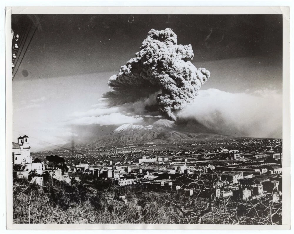 Mount Vesuvius Eruption 1944