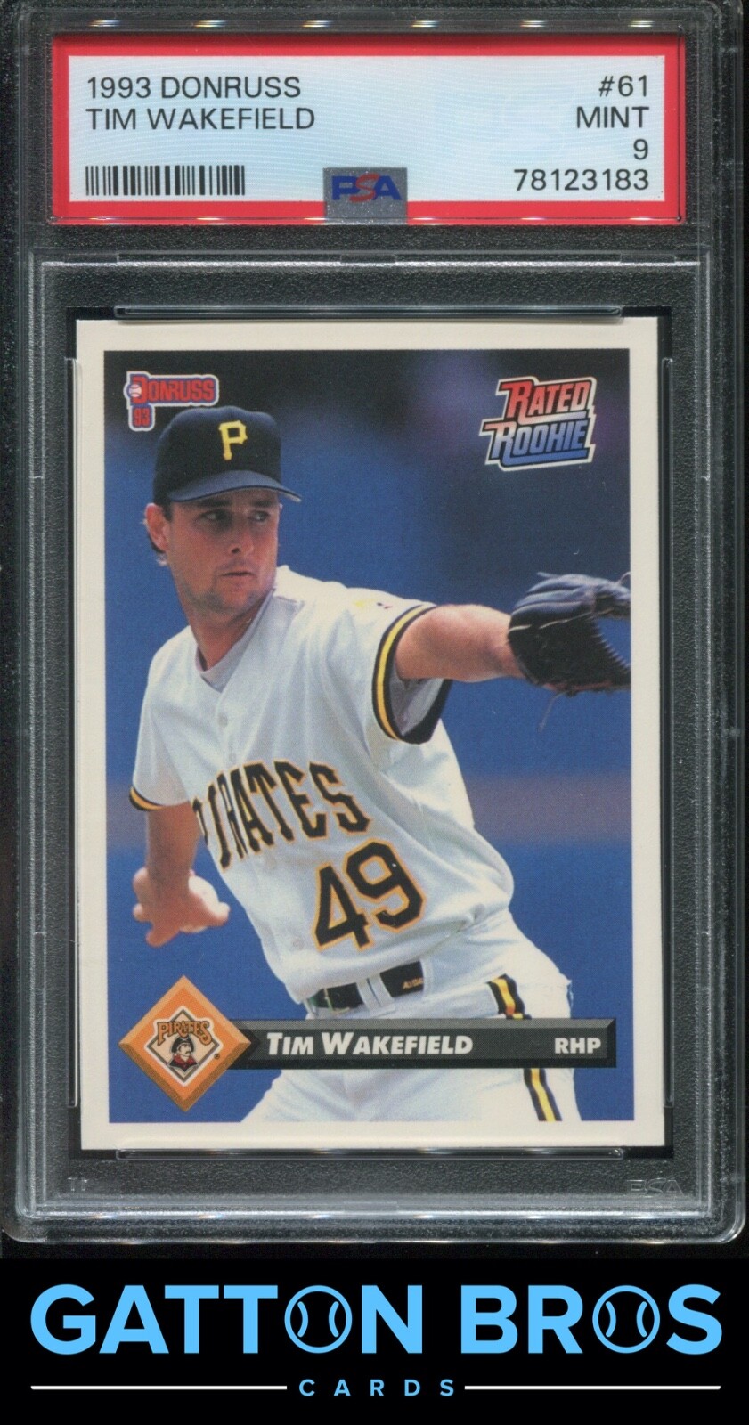 1993 Donruss #61 Tim Wakefield PSA 9 MINT | eBay