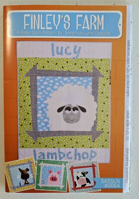 Finley’s Farm Appliqué Quilt Pattern Cow Pig Dog Sheep Customizeable ...