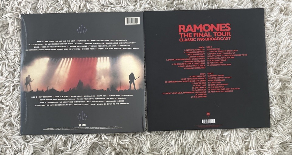 Rare The Ramones Record Lot Limited Edition Color Vinyl Record Album ...