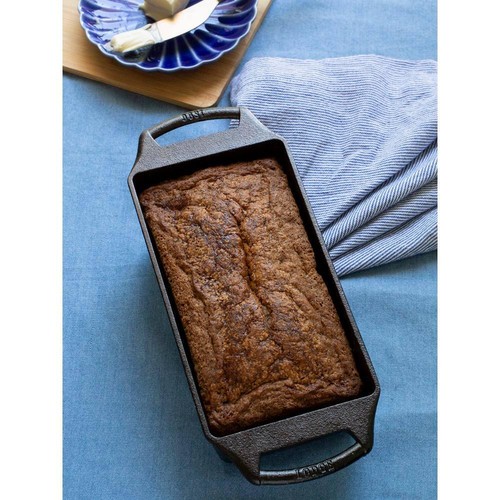Lodge Cast Iron Bread Loaf Pan Rectangle Bakeware Baking Broiler ...