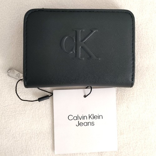 [New] Calvin Klein Bifold Wallet CK Logo Women's Wallet Lightweight ...