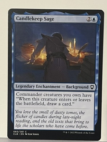 Candlekeep Sage 60 Commander Legends: Battle for Baldur's Gate NM MTG ...