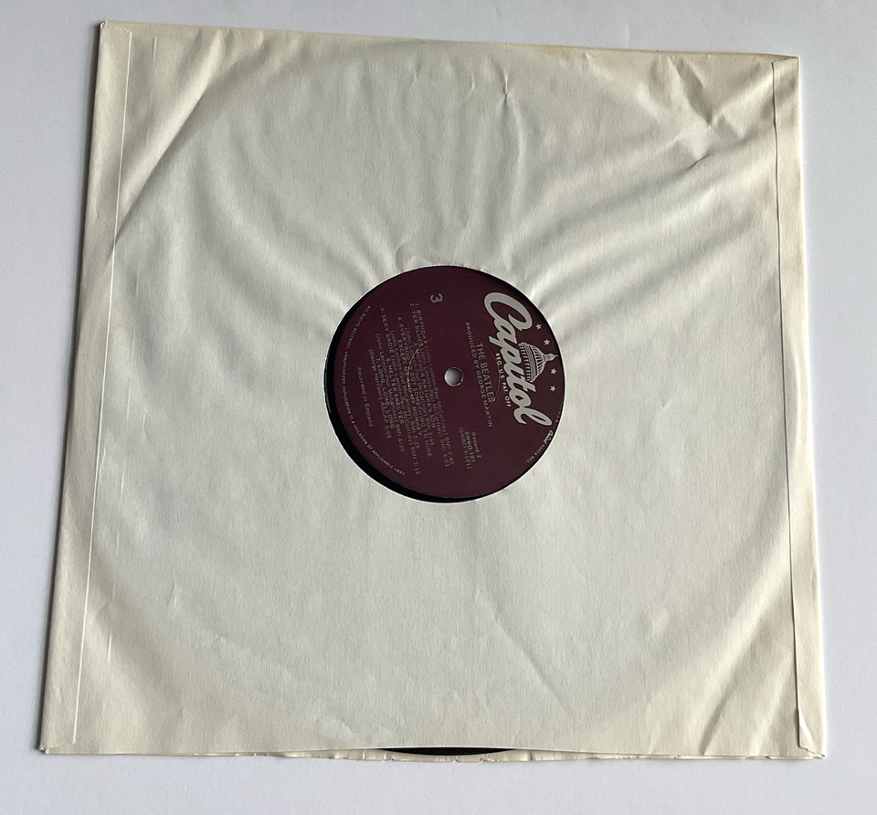 The Beatles White Album 1978 Capitol Purple Label SWBO-101 w/ Poster | eBay