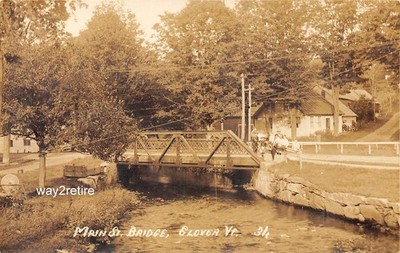 Postcard VT Glover Main Street Bridge Vermont c1910 RPPC | eBay