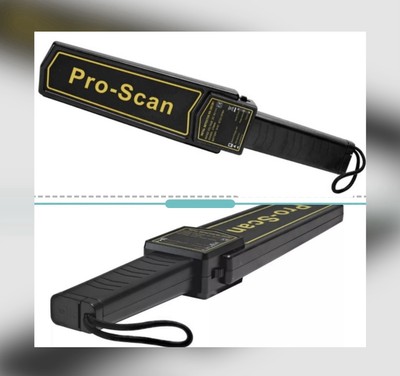 PORTABLE Handheld Metal Detector Security Super Body Scanner Wand ...