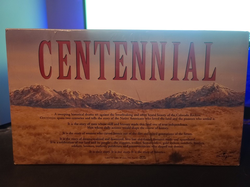 Centennial TV SHOW series (VHS, 1997, 12-Tape Set) 96898247931| eBay