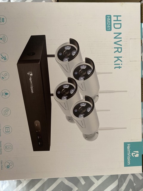 HeimVision HM241 Wireless Indoor/Outdoor 4 HD Surveillance Camera with ...